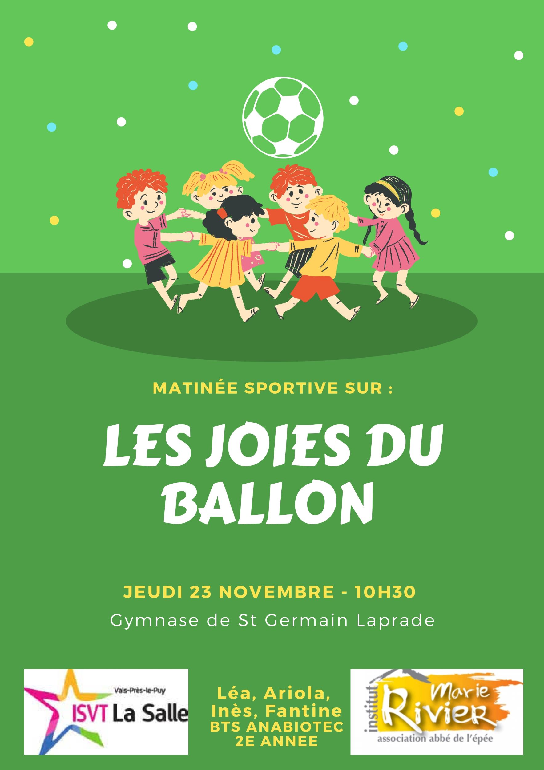 PROJET PIC BTS ANABIO - ISVT La Salle – Le Puy-en-Velay